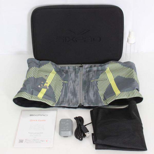 【美品】MTG SIXPAD Powersuit Core Belt SE-BS-14C-L グレー ホームジム対応モデル Lサイズ シックスパッド パワースーツ コアベルト 本体■商品状態【A】大きなダメージもなく程度良好の美品・若干の糸...