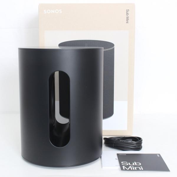 Sonos Sub Mini SUBM1JP1BLK ブラック ワイヤレスサブウーファー ソノス サブ ミニ 本体■商品状態【B】一般的な使用感のある商品・本体上面や側面下側に擦れ感やキズがございます。・動作確認済みのためご購入後はすぐにご...