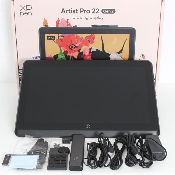 【美品】XP-Pen Artist Pro 22 Gen2 MD220QH 液晶ペンタブレット 22インチ 液タブ ペンタブ アーティスト 本体■商品状態【A】大きなダメージもなく程度良好の美品・画面フレーム下側に若干の擦れ感がございますが...
