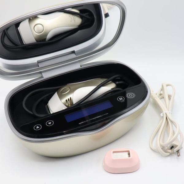 ケノン Ver.8.4 カートリッジ2点 スーパープレミアム+スキン 脱毛器 kenon 本体■商品状態【B】一般的な使用感のある商品・動作に問題はございませんが、本体には使用に伴う擦れキズがございます。・商品の特性上、カートリッジには照射...