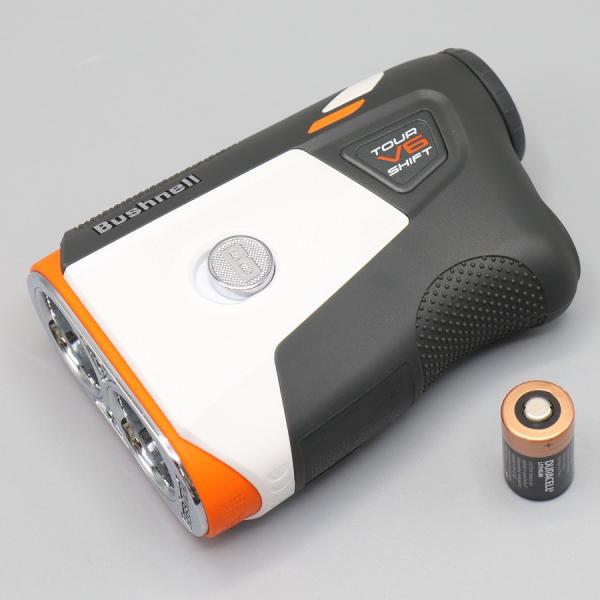 【美品】Bushnell PINSEEKER TOUR V6 SHIFT JOLT ゴルフ用レーザー距離計 ブッシュネル ピンシーカーツアー V6 シフトスリムジョルト 本体■商品状態【A】大きなダメージもなく程度良好の美品・側面に若干の色...