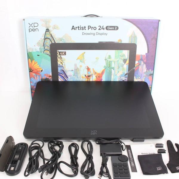 【美品】XP-Pen Artist Pro 24 Gen2 165Hz ART240UH-JP MD240UH 24インチ 液タブ ペンタブ アーティスト 本体■商品状態【A】大きなダメージもなく程度良好の美品・本体背面に擦れキズがございま...