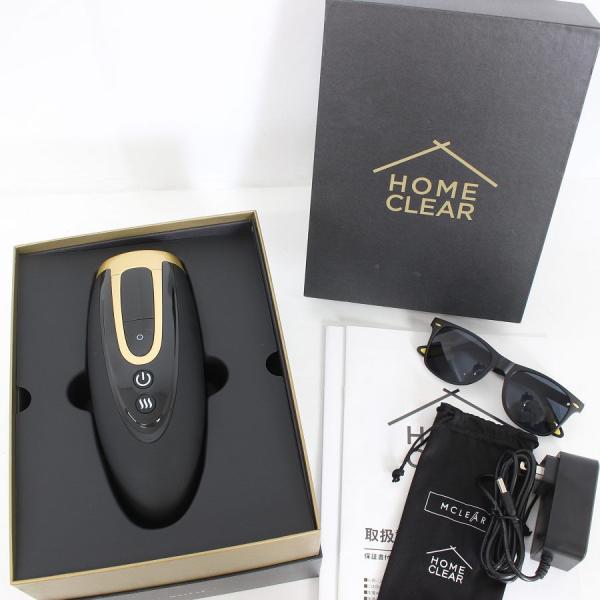 【美品】HOME CLEAR 家庭用脱毛器 ホームクリア 本体■商品状態【B】一般的な使用感のある商品・本体に擦れ感とべたつき感がございます。・照射残数 999,418発・動作確認済みのためご購入後はすぐにご使用いただけます。・自社で梱包し...