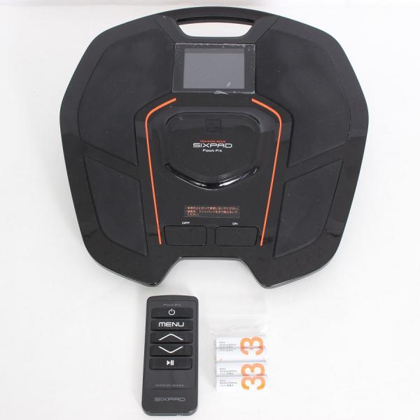 MTG SIXPAD Foot Fit 2 SP-FF2310FA ブラック シックスパッド フットフィット2 本体■商品状態【B】一般的な使用感のある商品・本体上面や背面に細かな擦れキズがございます。・動作確認済みのためご購入後はすぐにご...