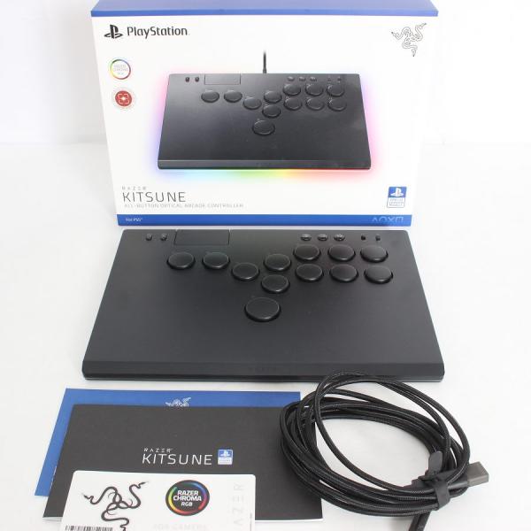 【美品】Razer Kitsune RZ06-05020100-R3A1 薄型レバーレスコントローラー レイザー 本体■商品状態【A】大きなダメージもなく程度良好の美品・USED品ではございますが大きなダメージや汚れなどもなく状態の良い商品...