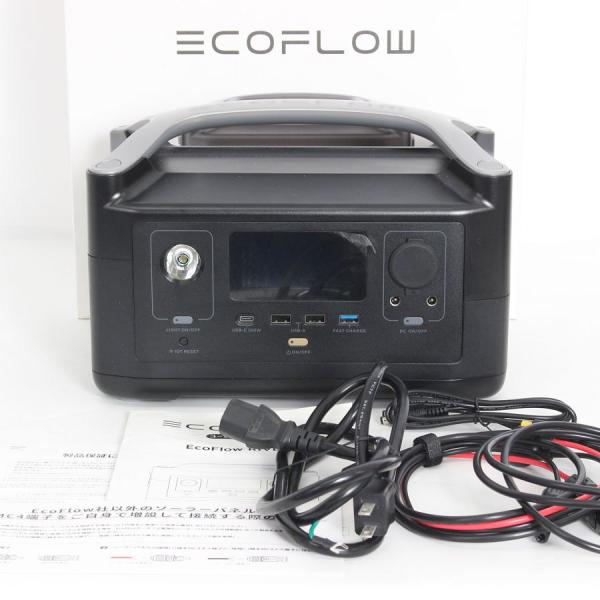 【美品】EcoFlow RIVER 600 EFRIVER600-JP EF4 288Wh ポータブル電源 エコフロー リバー 本体■商品状態【A】大きなダメージもなく程度良好の美品・底面など使用に伴う若干の擦れ感はございますが、全体的に大...