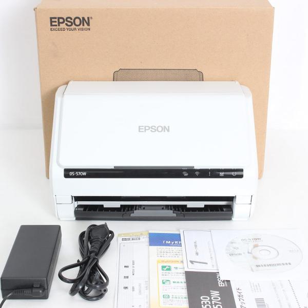 【美品】エプソン DS-570W ドキュメントスキャナー A4シートフィードスキャナー EPSON 本体■商品状態【A】大きなダメージもなく程度良好の美品・USED品ではございますが大きなダメージや汚れなどもなく状態の良い商品です。・総スキ...