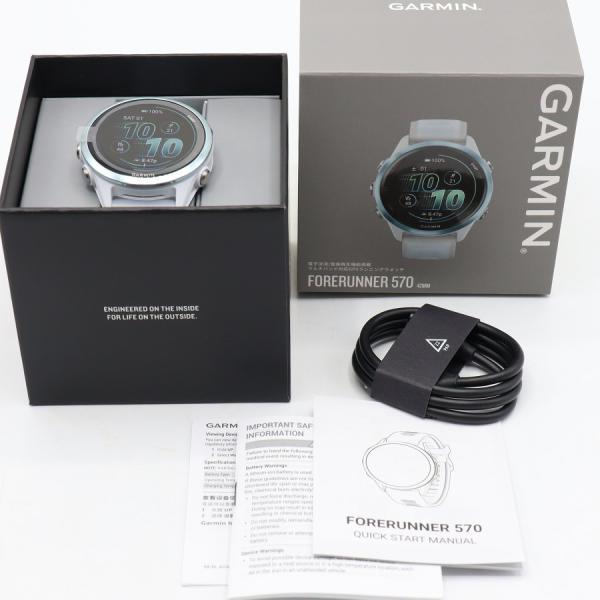 【新品】GARMIN Forerunner 570 42mm 010-02970-31 White/Cloud スマートウォッチ フォアランナー ガーミン 本体■商品状態【N】未使用品・新品未使用品ですが、販売店様が保証書印字のため、一度開...