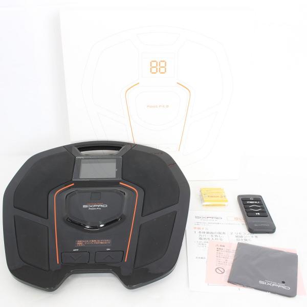 MTG SIXPAD Foot Fit 2 SP-FF2310FA ブラック シックスパッド フットフィット2 本体■商品状態【B】一般的な使用感のある商品・本体とリモコンの所々に使用に伴う擦れキズがございます。・動作確認済みのためご購入後...