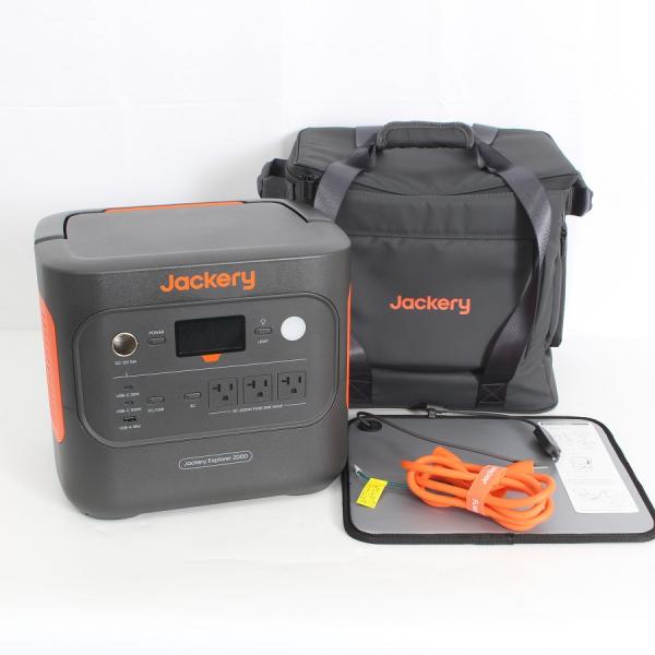 【美品】Jackery ポータブル電源 2000 New JE-2000D ヒーティングキャリーバッグ付き 2042Wh/45600mAh 蓄電池 非常用電源 ジャクリ 本体■商品状態【A】大きなダメージもなく程度良好の美品・USED品では...