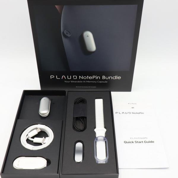 【美品】PLAUD NotePin NP-64G-SI シルバー 64GB AIボイスレコーダー プラウド ノート 本体■商品状態【A】大きなダメージもなく程度良好の美品・USED品ではございますが大きなダメージや汚れなどもなく状態の良い商...