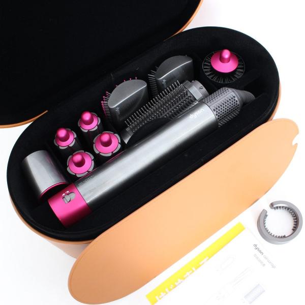 【美品】Dyson Airwrap Complete HS01 COMP FN ニッケル/フューシャ エアラップ ヘアスタイラー ダイソン 本体■商品状態【A】大きなダメージもなく程度良好の美品・吹出口に小キズがございますが、全体的に状態の...