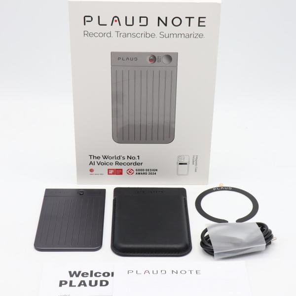 【美品】PLAUD NOTE PLD-64G-BL-JP ブラック 64GB AIボイスレコーダー プラウド ノート 本体■商品状態【A】大きなダメージもなく程度良好の美品・USED品ではございますが大きなダメージや汚れなどもなく状態の良い...