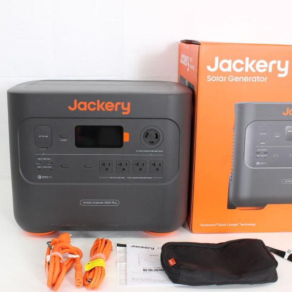 【美品】Jackery 2000 plus JE-2000C 2042.8Wh 蓄電池 非常用電源 ポータブル電源 ジャクリ 本体■商品状態【A】大きなダメージもなく程度良好の美品・USED品ではございますが大きなダメージや汚れなどもなく状...