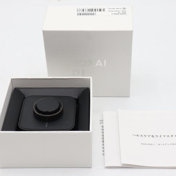 【美品】SOXAI RING 2 マットブラック 24号 SOXAIRING2MBK24 スマートリング ソクサイリング 本体■商品状態【A】大きなダメージもなく程度良好の美品・USED品ではございますが大きなダメージや汚れなどもなく状態の...