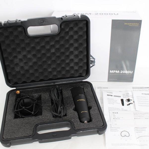 【美品】マランツ MPM-2000U コンデンサーマイク Marantz 本体■商品状態【A】大きなダメージもなく程度良好の美品・USED品ではございますが大きなダメージや汚れなどもなく状態の良い商品です。・動作確認済みのためご購入後はすぐ...