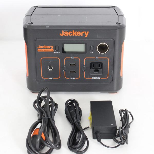 Jackery 400 PTB041 大容量 ポータブル電源 112200mAh/400Wh 蓄電池 非常用電源 ジャクリ 本体■商品状態【B】一般的な使用感のある商品・本体の所々に使用に伴う擦れキズがございます。・収納ポーチが欠品しており...