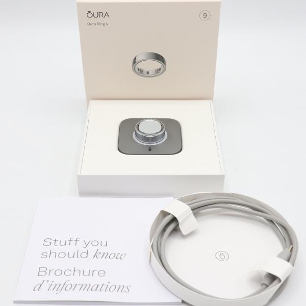 Oura Ring 4 JZ90-54217-09 シルバー US 9号 スマートリング オーラリング 本体■商品状態【B】一般的な使用感のある商品・商品の特性上、リングには使用に伴う細かなキズがございます。・動作確認済みのためご購入後はす...