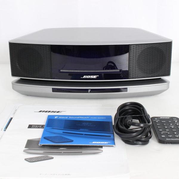 【美品】BOSE Wave SoundTouch music system IV パーソナルオーディオシステム スピーカー サウンドタッチ プラチナムシルバー ボーズ 本体■商品状態【A】大きなダメージもなく程度良好の美品・細かな擦れ感はご...