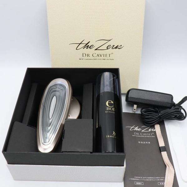 【美品】Dr.Cavist The Zeus 多機能美顔器 ドクターキャビエット ザ ゼウス 本体■商品状態【A】大きなダメージもなく程度良好の美品・台座とプローブに若干の擦れ感はございますが、全体的に大きなダメージはなく良品です。・付属の...