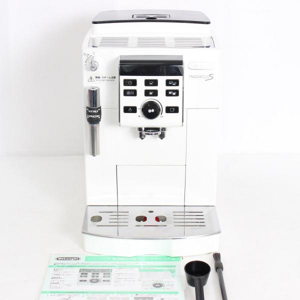 デロンギ マグニフィカS ECAM23120WN 全自動エスプレッソマシン コーヒーメーカー DeLonghi 本体■商品状態【B】一般的な使用感のある商品・商品の特性上、本体やカップ受けとトレイに使用に伴う擦れキズがみられます。※できる範...