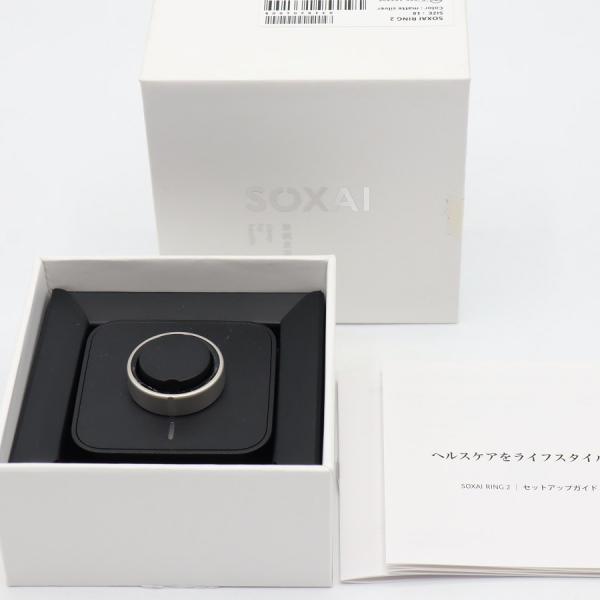【美品】SOXAI RING 2 マットシルバー 18号 SOXAIRING2MSL18 スマートリング ソクサイリング 本体■商品状態【A】大きなダメージもなく程度良好の美品・USED品ではございますが大きなダメージや汚れなどもなく状態の...