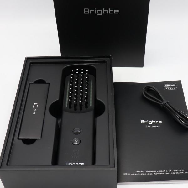 Brighte ELEKI BRUSH+ BRT-FSB180 ブラック 美顔器 EMS フェイスケア ブライト エレキブラシ 本体■商品状態【B】一般的な使用感のある商品・本体には使用に伴う細かな擦れがございます。・動作確認済みのためご購...