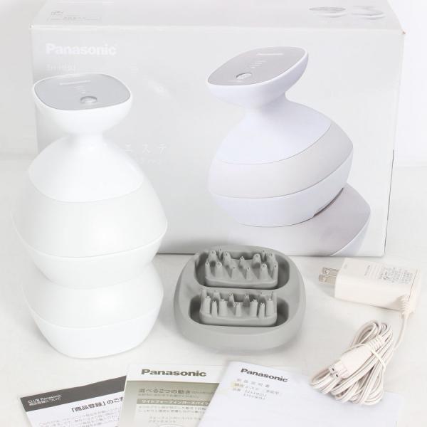 【美品】パナソニック EH-HE0J-S シルバー調 頭皮エステ スパイラル＆スライド Panasonic 本体■商品状態【A】大きなダメージもなく程度良好の美品・USED品ではございますが大きなダメージや汚れなどもなく状態の良い商品です。...
