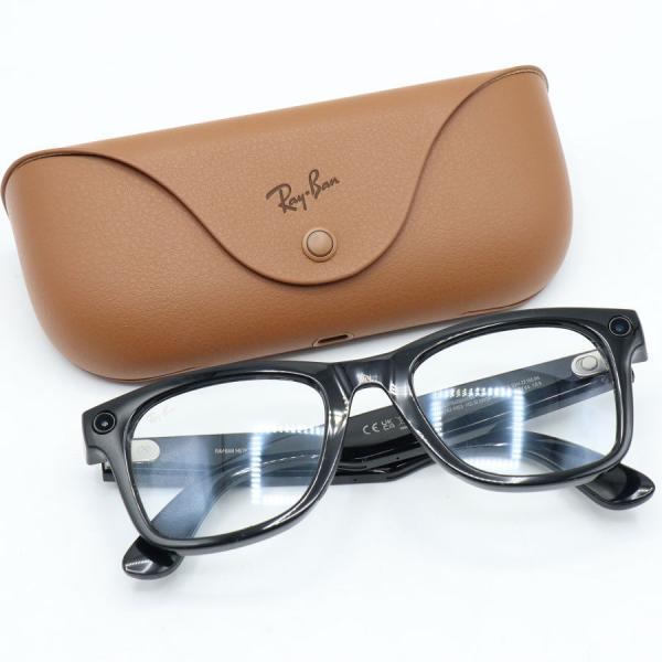 【美品】Ray-Ban Meta Wearable WAYFARER RW4008 601/SB シャイニーブラック 53□22 155ON スマートグラス レイバン メタ ウェイファーラー 本体■商品状態【A】大きなダメージもなく程度良好...