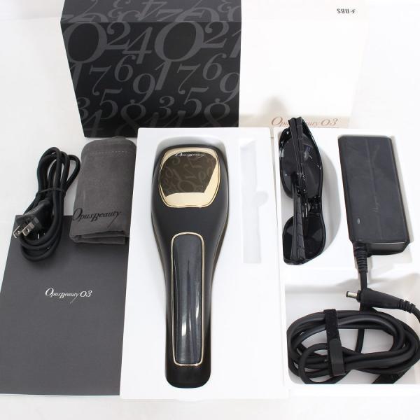 【美品】OPUS BEAUTY 03 家庭用脱毛器 KK009 ブラック×イエローゴールド オーパスビューティ ゼロスリー THRシステム 本体■商品状態【A】大きなダメージもなく程度良好の美品・細かな擦れ感はございますが、全体的に大きなダ...