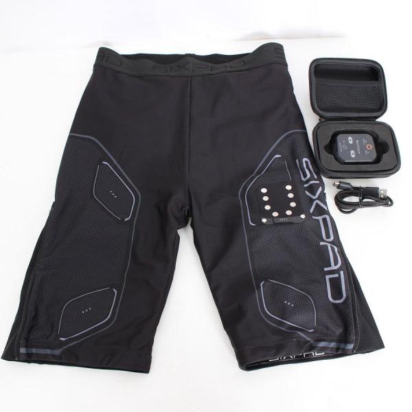 【美品】MTG SIXPAD Powersuit HOME GYM BOTTOM SE-AN00B メンズ Mサイズ リモコン付き シックスパッド パワースーツ ボトム 本体■商品状態【A】大きなダメージもなく程度良好の美品・若干の糸ほつれ...