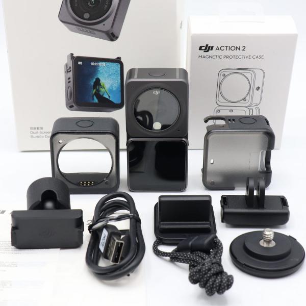 【美品】DJI Action 2 Dual Screen Combo AC2DSC アクションカメラ アクション2 デュアルスクリーンコンボ ウェアラブルカメラ 本体■商品状態【A】大きなダメージもなく程度良好の美品・USED品ではございま...