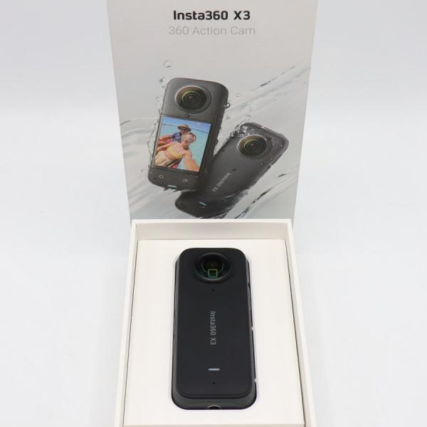 Insta360 X3 CINSAAQ/B 360度カメラ 全天球 インスタ360 パノラマ 本体■商品状態【B】一般的な使用感のある商品・本体の所々に使用に伴う若干の擦れ感がございます。※できる限りの清掃はしておりますが、あくまで中古品の...