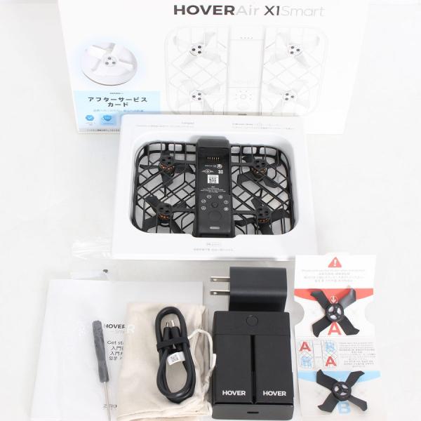 【美品】HOVERAir X1 Smart Combo SP05H002 ブラック ドローン ポータブルサイズ AI飛行カメラ ホバー エアー スマート 本体■商品状態【A】大きなダメージもなく程度良好の美品・バッテリー、充電器、アダプター...