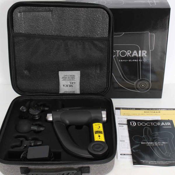 【美品】ドクターエア リカバリーガン PRO RG-02 BK ブラック 振動 ボディケア RECOVERY GUN プロ 本体■商品状態【A】大きなダメージもなく程度良好の美品・持ち手の下部に1mm程度の凹みキズがございますが、全体的に大...