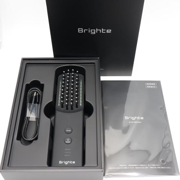 【美品】Brighte ELEKI BRUSH+ BRT-FSB180 ブラック 美顔器 EMS フェイスケア ブライト エレキブラシ 本体■商品状態【A】大きなダメージもなく程度良好の美品・USED品ではございますが大きなダメージや汚れな...