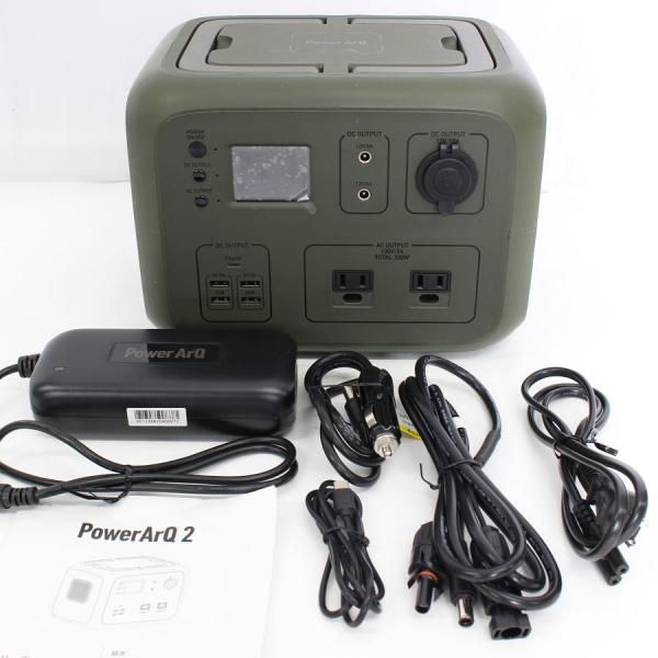 SmartTap PowerArQ2 AC50-OD オリーブドラブ 500Wh ポータブル電源 蓄電池 大容量 非常用電源 スマートタップ 本体■商品状態【B】一般的な使用感のある商品・本体の所々に使用に伴う擦れキズがございます。・電源ア...