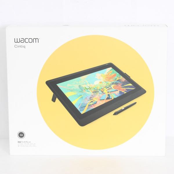 【新品未開封】WACOM Cintiq 16 FHD DTK1660K1D 液タブ 15.6型 液晶ペンタブレット ブラック ワコム シンティック ペンタブ 本体■商品状態【N】未使用品・新品未開封の商品です。・元箱には配送時のダメージがご...
