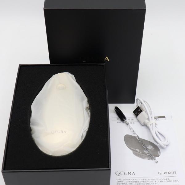 【新品】QEURA DERMALUMINA QE-BM2418-A プラズマイオン電気ブラシ 美顔器 ヘアケア ケウラ ダーマルミナ 本体■商品状態【N】未使用品・新品未使用の商品ですが、開封可能状態のため確認も含めて開封して撮影をおこなっ...