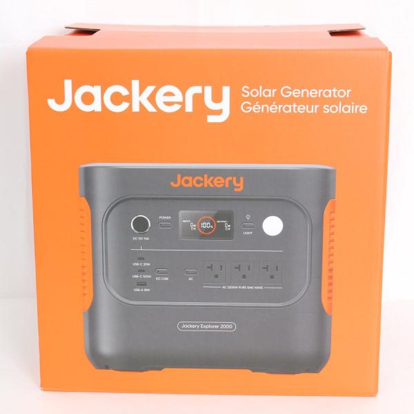 【新品未開封】Jackery ポータブル電源 2000 New JE-2000D 2042Wh/45600mAh 蓄電池 非常用電源 ジャクリ 本体■商品状態【N】未使用品・新品未開封の商品です。・元箱には配送時のダメージがございますが、製...
