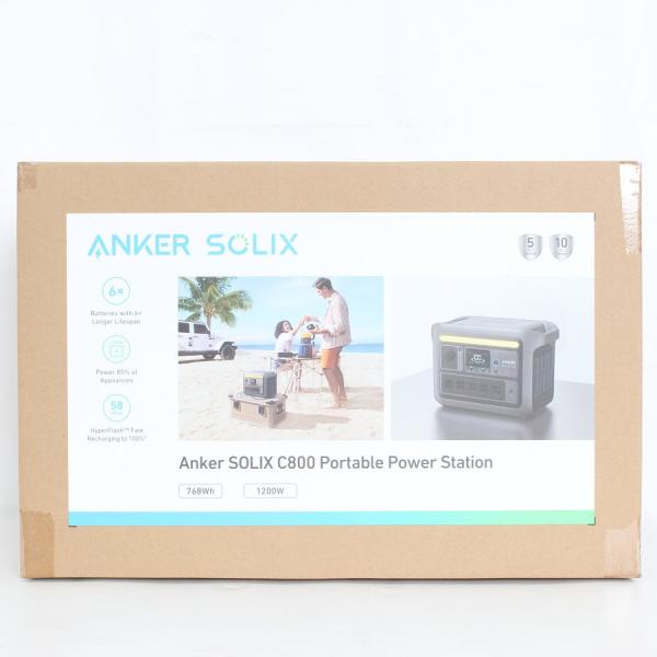 【新品未開封】Anker Solix C800 Portable Power Station A17535Z1 ダークグレー ポータブル電源 768Wh アンカー 本体■商品状態【N】未使用品・新品未開封の商品です。・メーカー発送用のダンボ...