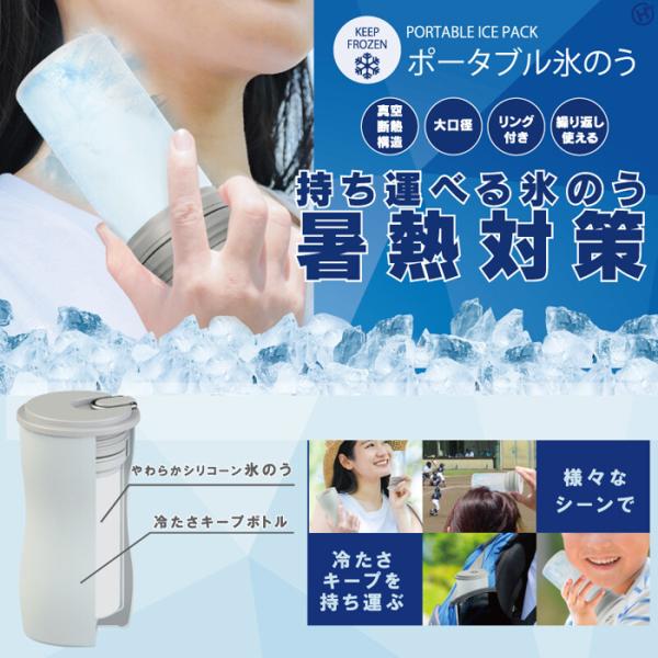 暑い季節に最適な携帯用冷却アイテムです。やわらかいシリコン製で、首や肩、顔に優しくフィットします。真空断熱構造のステンレスボトルに入れて持ち運べるため、通勤や通学、アウトドアでも便利です。氷を凍らせて持ち運ぶことも、氷水を入れて使用すること...