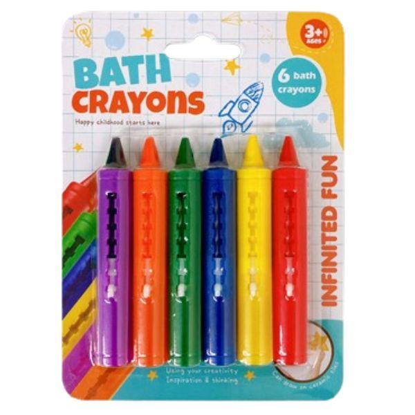 対象年齢 3才〜お風呂の壁や浴そうにお絵かきができ、水で落とせる楽しいクレヨンです。クレヨンはケースに入った繰り出し式なので濡れた手で持っても安心。お風呂の壁や浴槽におえかき！お湯で流せるクレヨン。6色：赤・黄・青・緑・オレンジ・緑素材：ク...