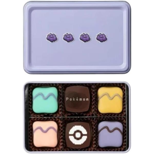 ■説明毎年人気のアソートボックスシリーズに、新たにメタモンが仲間入り。シンプルで愛らしい缶のデザインに、メタモンをイメージしてデコレーションした可愛らしいチョコレートを詰め合わせました。■商品詳細内容量：6個賞味期限：製造日より120日温度...