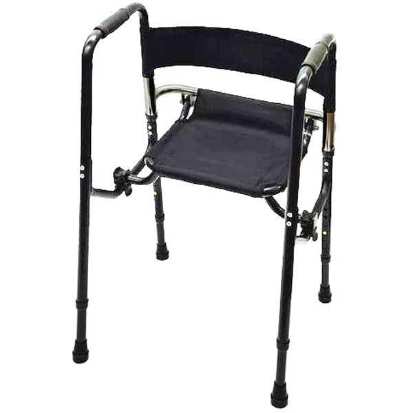 椅子つき固定型歩行器 Rec01レックゼロワンは、室内用の固定型歩行器なのに座面がついている歩行器です。家の中の移動だけでなく、その移動先にある生活支援まで考えて作られました。室内で歩行器（ピックアップ歩行器）を使われる方は、移動した先で椅...