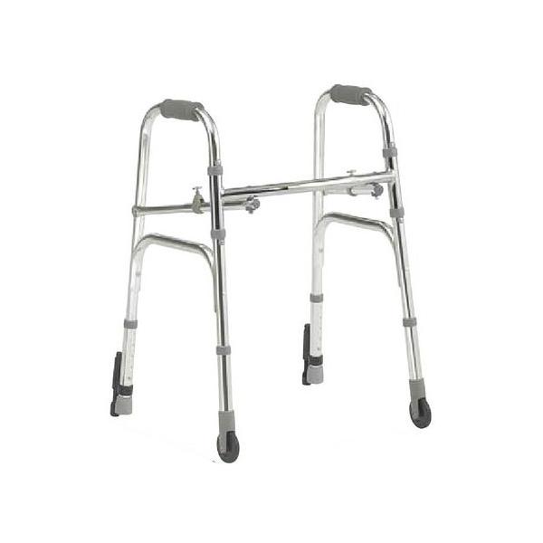 固定型歩行器MRB-02013 は、高さ75〜85cmで調節可能の固定型歩行器です。専用の車輪とストッパーがオプションでついています。この二つを取り付けると、前輪歩行器になり、より使いやすくなります。前輪歩行器は、持ち上げ形の固定式歩行器の...