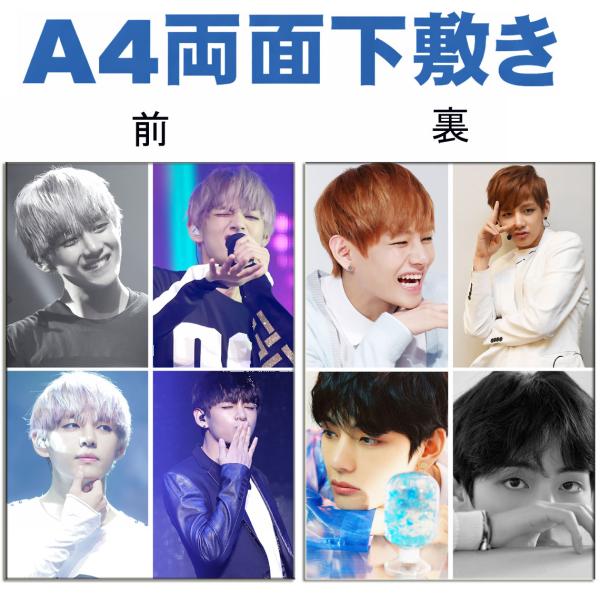■ A4 サイズ  写真下敷きタイプ(ラミネート加工)■ 両面違うイメージ ◆ モニターの都合により、色などの具合が少し異なる場合がございます.