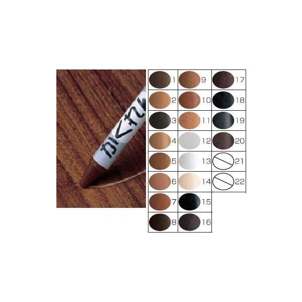 A-01〜20 建築の友 かくれん棒単色　全21色★浅キズ、キリキズの補修に ""かくれん棒""・床や柱、家具などの浅キズ、キリキズを補修！・単品20色プラス保護液をラインナップ。補修箇所にあった色をお選びください。