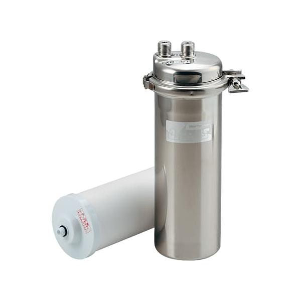 説明文●株式会社キッツマイクロフィルター製●使用圧力：0.1〜0.6MPa●使用温度：5〜30℃●逆止弁つきボール止水栓・受皿・ブラケット付き●先止式の浄水器のため、当社の単水栓はどれでも取付けできます。●カートリッジ：LOASC-3