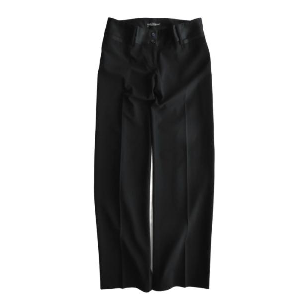 ◇商品名：ドルチェアンドガッバーナ（DOLCE&amp;GABBANA） ウール スラックス タキシード パンツ サイドライン ストレート 03SS 40 ブラック FST1H ウェア（中古）◇管理： No. 046961◇ブランド：ドルチ...